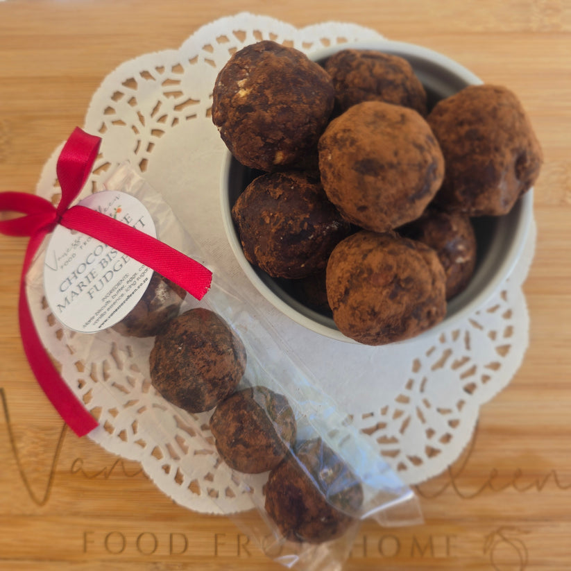 Holiday Chocolate Marie Biscuit Fudge Truffles - Week 3 – Vanessa ...